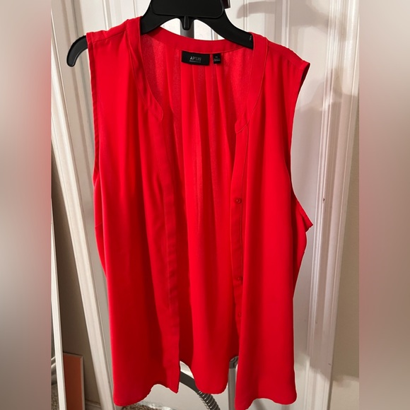 Apt. 9 | Tops | Red Button Up | Poshmark